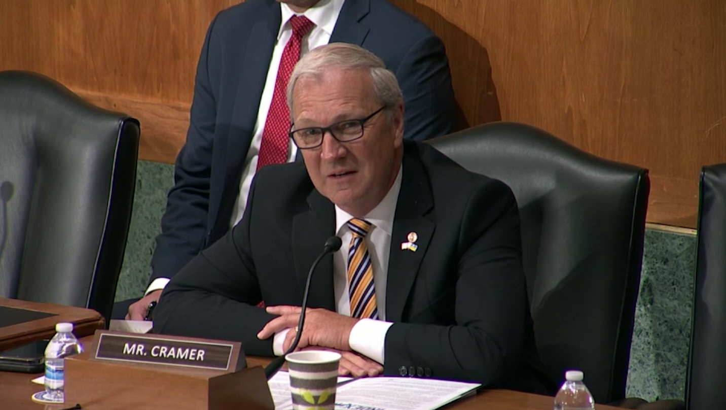 Senate Banking Committee Holds Hearing on Sen. Cramer Co-Sponsored ...