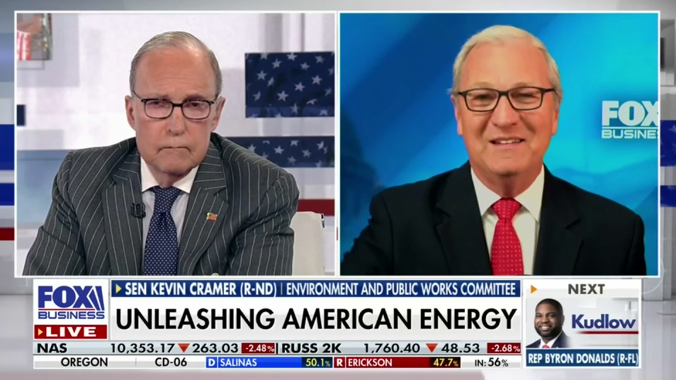 Sen. Cramer Calls for Return to Regular Order, Work on Kudlow