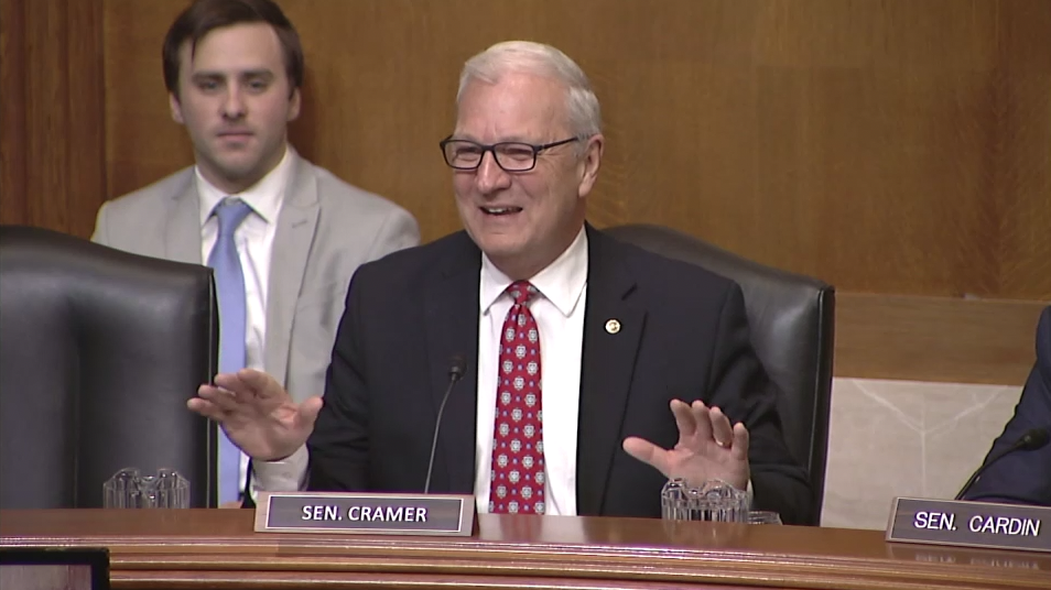 Sen. Cramer Delivers Opening Statement on Bipartisan Infrastructure Law ...